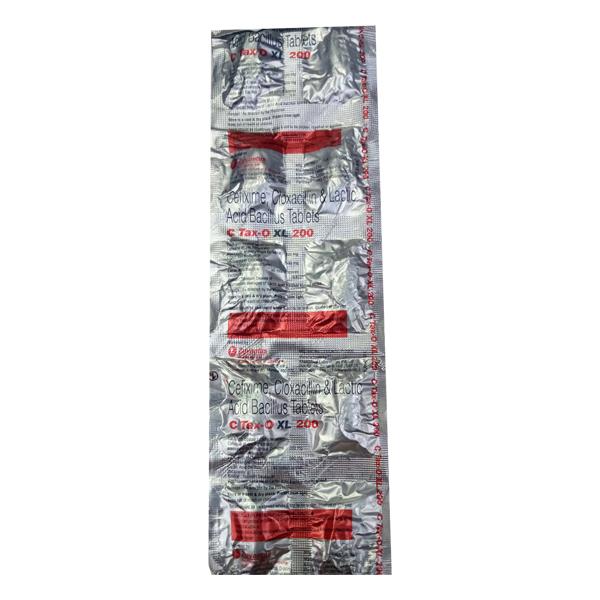C Tax O XL 200mg Tablet 10'S : Price, Uses, Side Effects | Netmeds