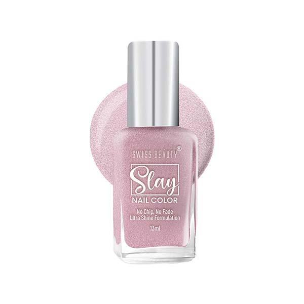 Buy Swiss Beauty Slay Nail Color, Shade - Pink Crush 13 gm Online at ...