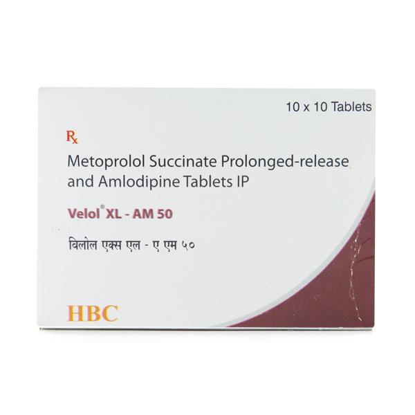 Velol XL AM 50mg Tablet 10'S : Price, Uses, Side Effects | Netmeds