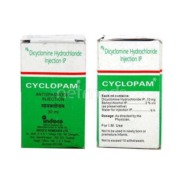 Buy Cyclopam Injection 30ml Online at Upto 25% OFF | Netmeds