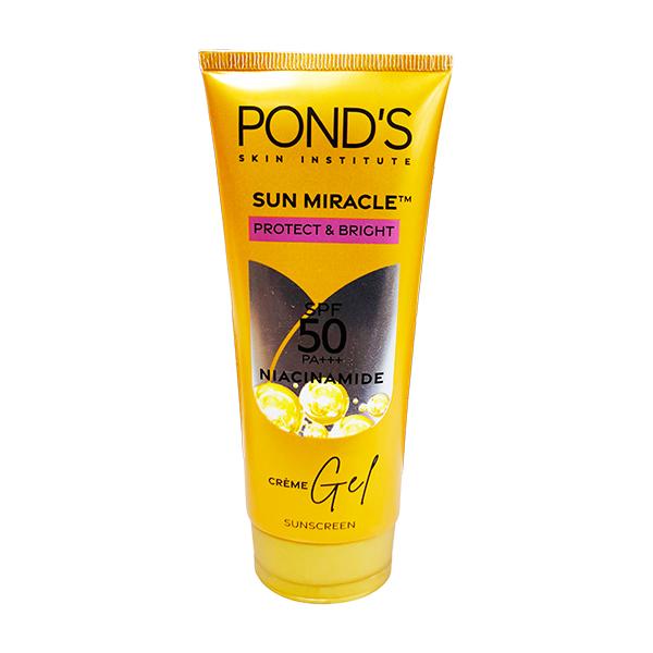 Pond's Sun Miracle SPF 50 PA+++ Creme Gel Sunscreen - Protect and ...