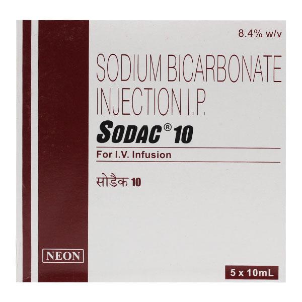Buy SODAC 10 Injection 10ml Online at Upto 25% OFF | Netmeds