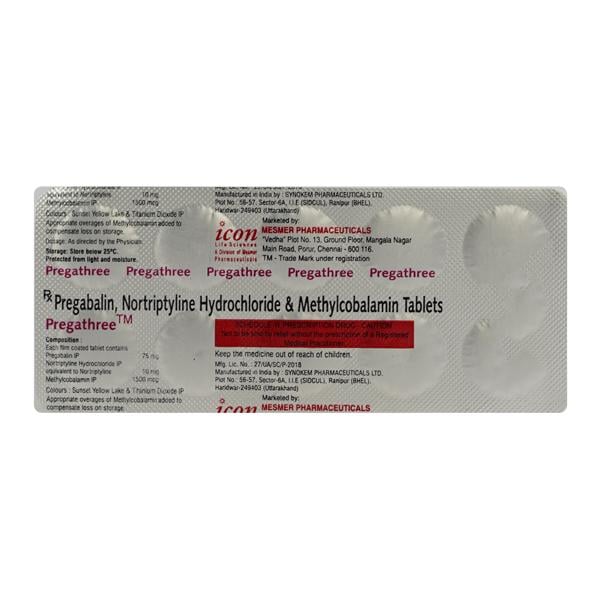 Buy PREGATHREE Tablet 10's Online at Upto 25% OFF | Netmeds