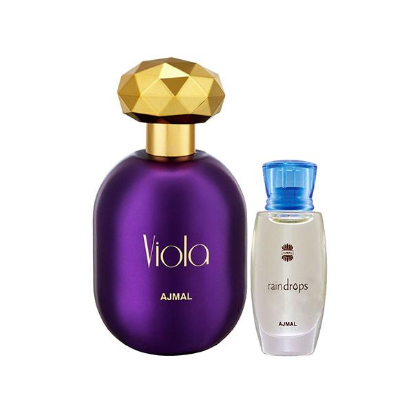 Buy Ajmal Viola EDP Fruity Floral Perfume And Raindrops Concentrated ...