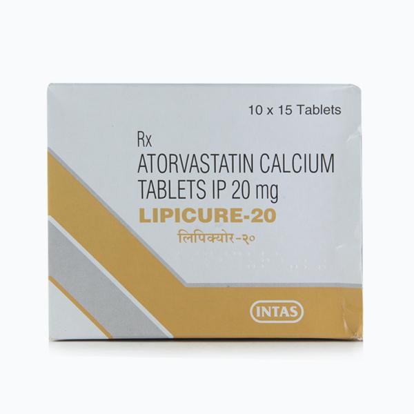 Lipicure 20mg Tablet 15'S Price, Uses, Side effects, Substitutes | Netmeds