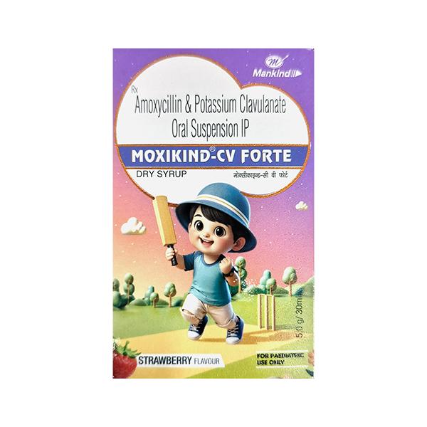 MOXIKIND CV FORTE STRAWBERRY FLAVOUR Dry Syrup 30ml