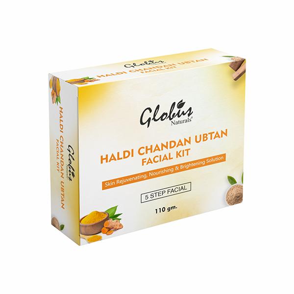 Buy Globus Naturals Haldi Chandan Ubtan Brightening Lightening Facial ...