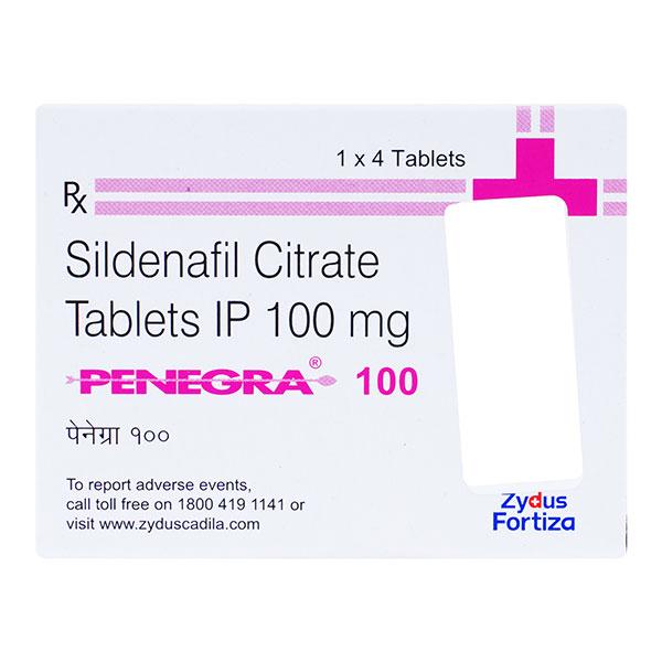 Buy Penegra 100mg Tablet 4'S Online at Upto 25% OFF | Netmeds