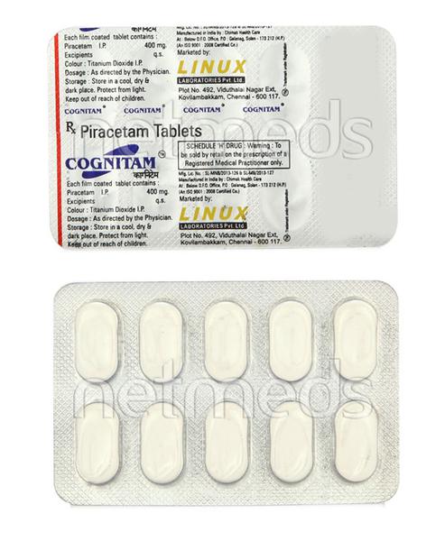 Cognitam 400mg Tablet 10'S Price, Uses, Side effects, Substitutes | Netmeds