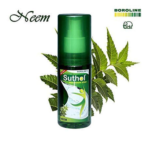 Buy Boroline's Suthol Antiseptic Skin Liquid Spray - Neem 100 ml Online ...