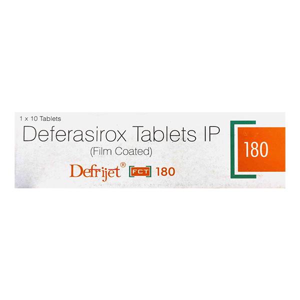 Buy DEFRIJET FCT 180 Tablet 10's Online at Upto 25% OFF | Netmeds