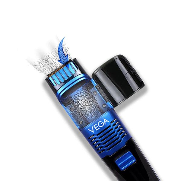 Buy Vega Smart Series Vacuum Beard Trimmer for Men with Titanium Blades ...