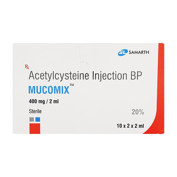 Buy Mucomix 400mg Injection 2ml Online at Upto 25% OFF | Netmeds