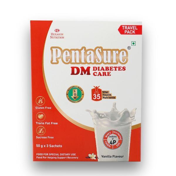 PentaSure DM Diabetic Care Protein Powder - Vanilla Flavour (Travel ...