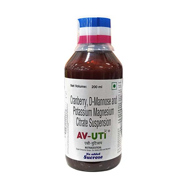 AV UTI NUTRACEUTICAL NO ADDED SUCROSE Suspension 200ml