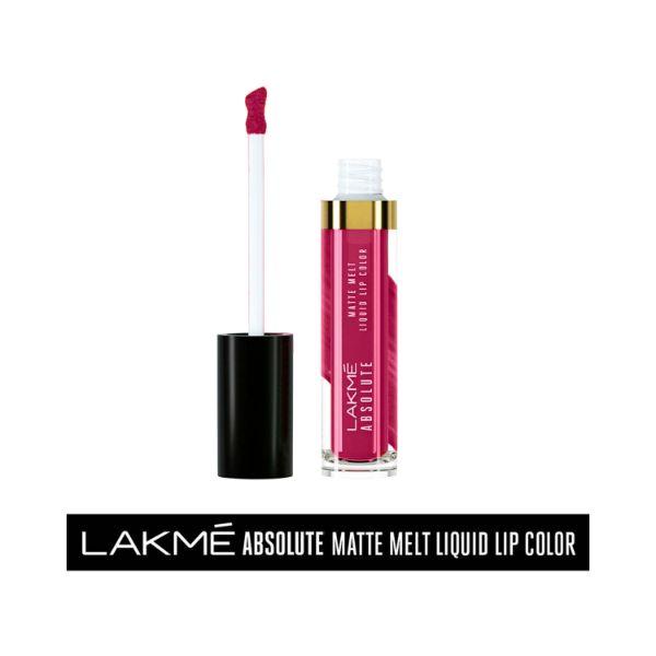Buy Lakme Absolute Matte Melt Liquid Lip Color Revenge Red 6 ml Online ...