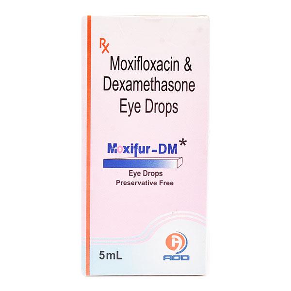 MOXIFUR DM Eye Drops 5ml Price, Uses, Side effects, Substitutes | Netmeds