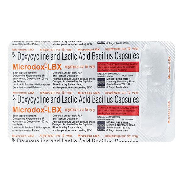 Buy Microdox Lbx Capsule 10'S Online at Upto 25% OFF | Netmeds