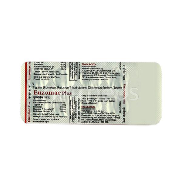 Enzomac Plus Tablet 10'S Price, Uses, Side effects, Substitutes | Netmeds