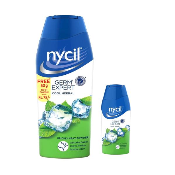Nycil Cool Herbal Powder 150 gm ( With Free 60 g )