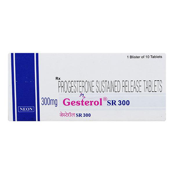 Buy Gesterol SR 300mg Tablet 10'S Online at Upto 25% OFF | Netmeds