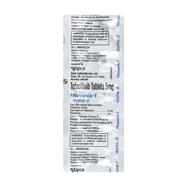 NOVANIB T Tablet 10's Price, Uses, Side effects, Substitutes | Netmeds