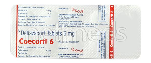 Buy Coecortt 6mg Tablet 10'S Online at Upto 25% OFF | Netmeds