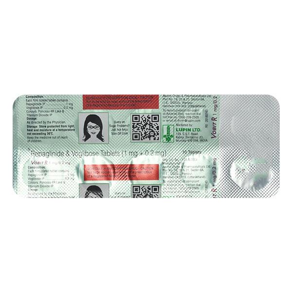 VOBIT R 1/0.2 Tablet 10's : Price, Uses, Side Effects | Netmeds