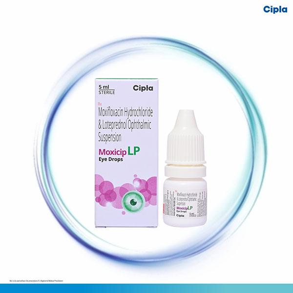 Buy MOXICIP LP Eye Drops 5ml Online at Upto 25% OFF | Netmeds