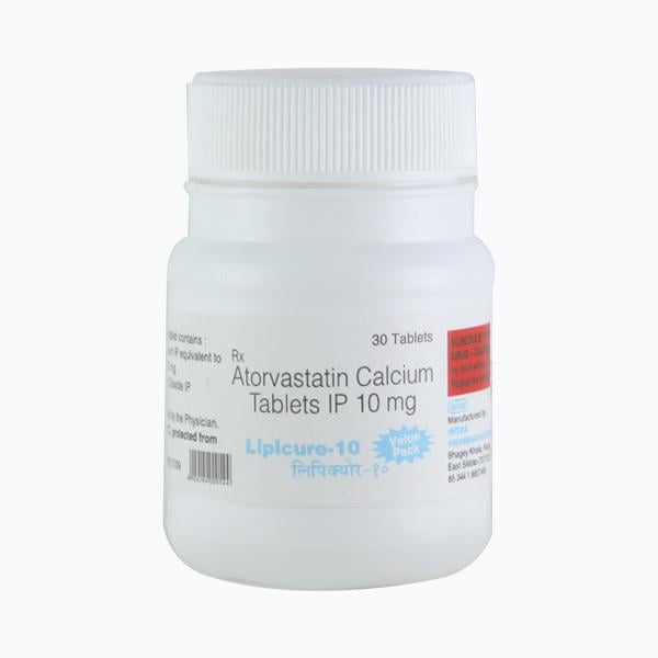 Buy Lipicure 10mg Tablet 30'S Online at Upto 25% OFF | Netmeds