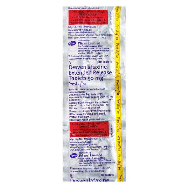 Prestiq 50mg Tablet 10'S : Price, Uses, Side Effects | Netmeds