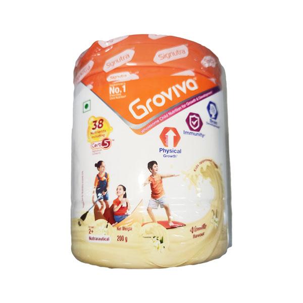 Groviva AGE 2+ Vanilla Flavour Powder 200 gm - Nutritional Supplement ...
