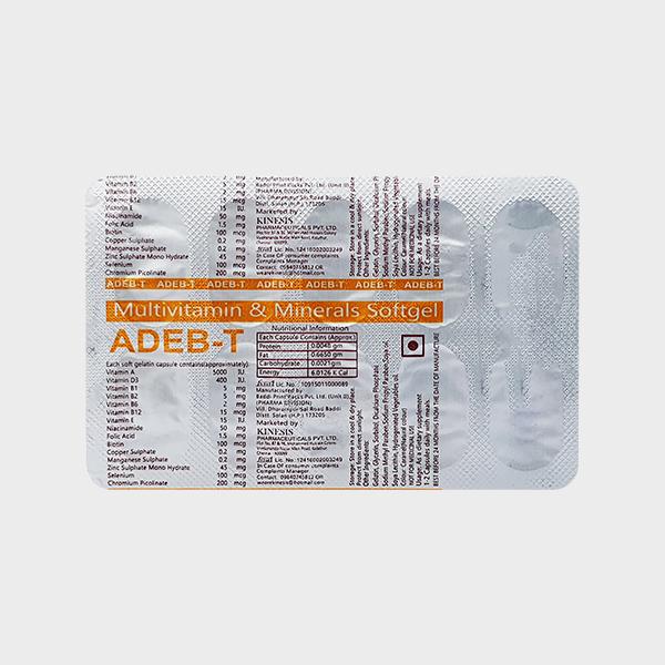 Adeb T Capsule 10'S : Price, Uses, Side Effects | Netmeds