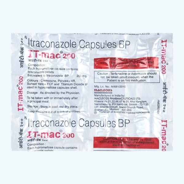 IT Mac 200mg Capsule 8'S Price, Uses, Side effects, Substitutes | Netmeds