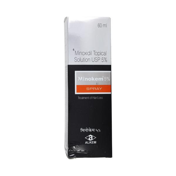 Minokem 5% Spray 60ml Price, Uses, Side effects, Substitutes | Netmeds