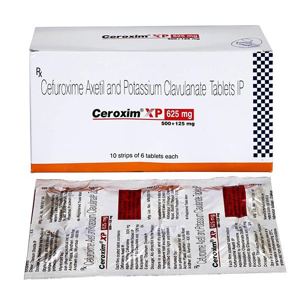 Ceroxim XP 625mg Tablet 6'S : Price, Uses, Side Effects | Netmeds