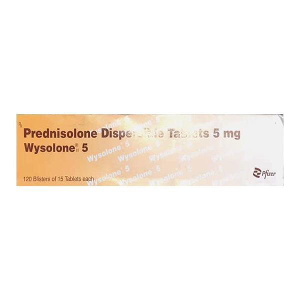 WYSOLONE DT 5mg Tablet 15's Price, Uses, Side effects, Substitutes ...