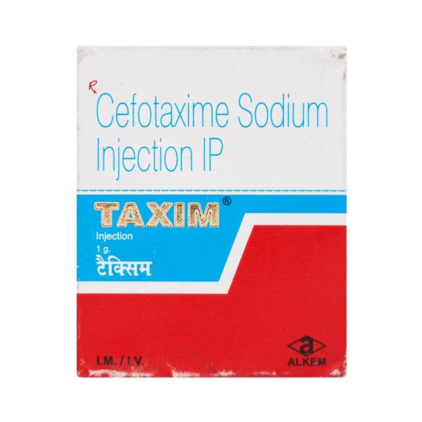 Taxim 1gm Injection 1's : Price, Uses, Side Effects | Netmeds