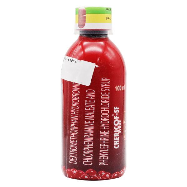 Chericof SF Syrup 100ml Price, Uses, Side effects, Substitutes | Netmeds