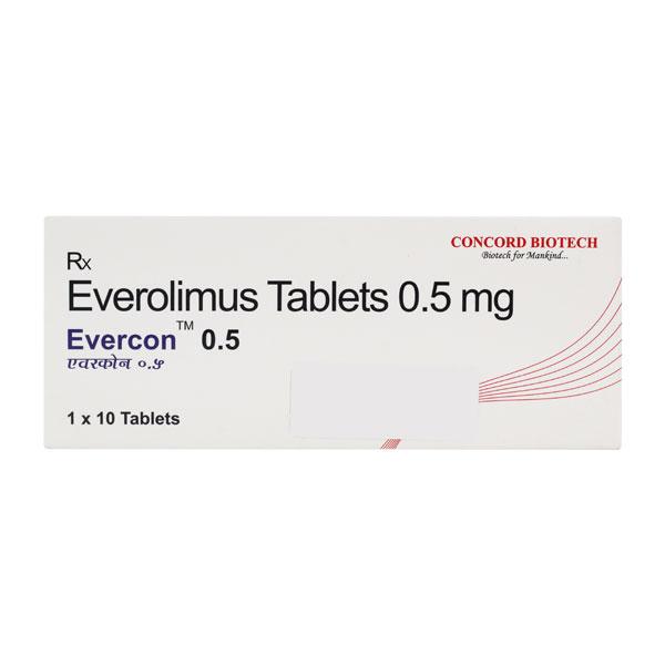 EVERCON 0.5mg Tablet 10's Price, Uses, Side effects, Substitutes | Netmeds