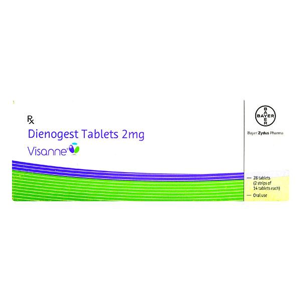 Visanne 2mg Tablet 28'S - Price, Uses, Side Effects | Netmeds