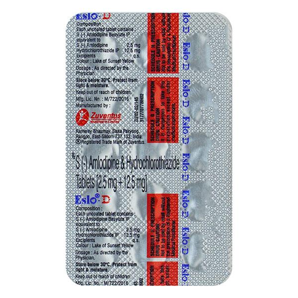 ESLO D Tablet 15's : Price, Uses, Side Effects | Netmeds