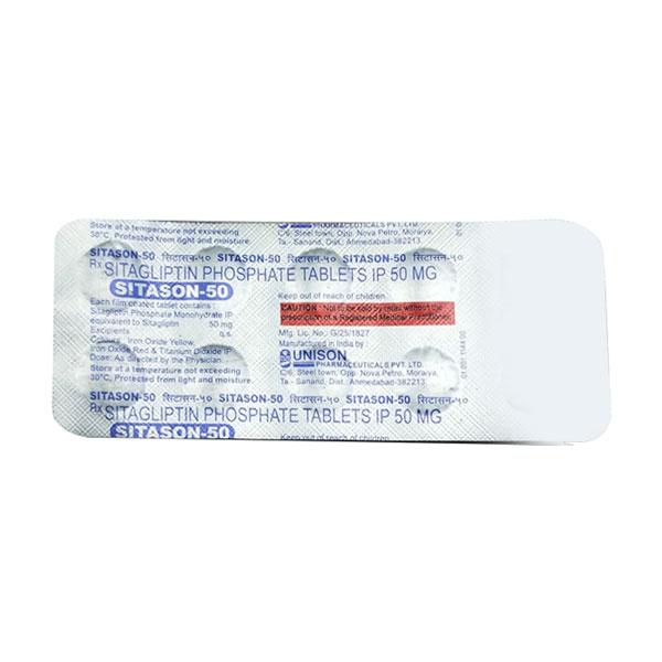 SITASON 50 Tablet 10's Price, Uses, Side effects, Substitutes | Netmeds