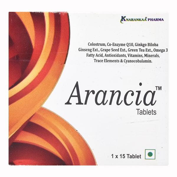 ARANCIA Tablet 15's Price, Uses, Side effects, Substitutes | Netmeds
