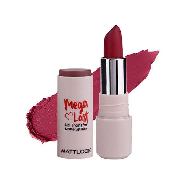 Matt Look Mega Last No Transfer Matte Lipstick With Smudge Proof ...