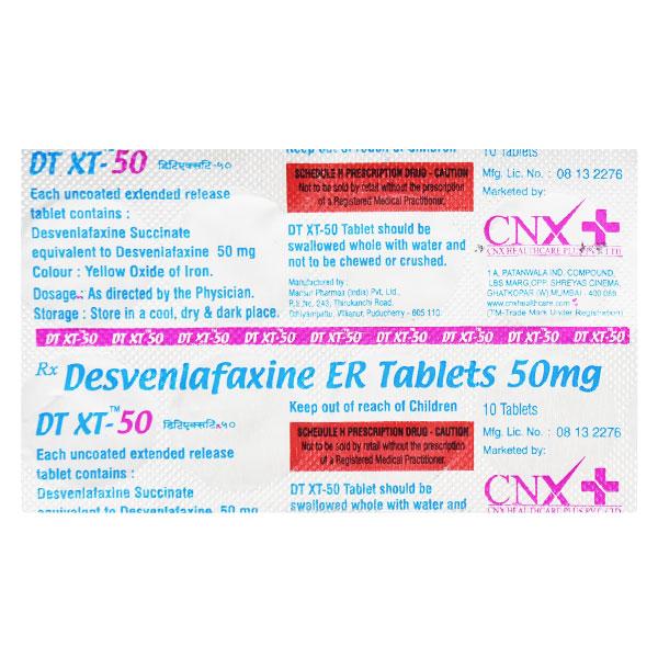 DT XT 50 Tablet 10's : Price, Uses, Side Effects | Netmeds