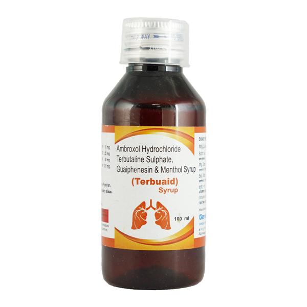TERBUAID Syrup 100ml Price, Uses, Side effects, Substitutes | Netmeds