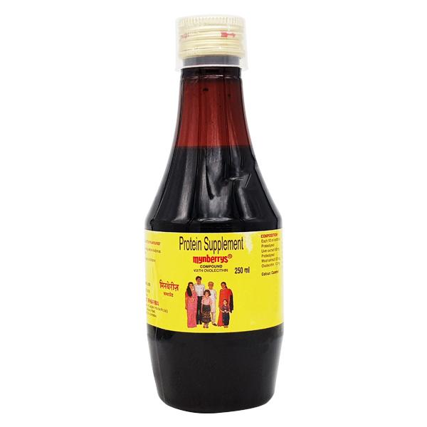 Mynberrys Compound Syrup 250ml Price, Uses, Side effects, Substitutes ...