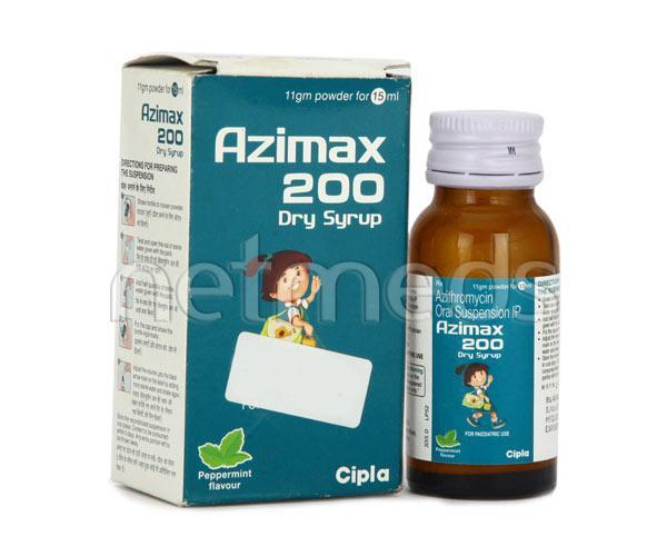 Buy Azimax 200mg Dry Syrup 15ml Online at Upto 25% OFF | Netmeds
