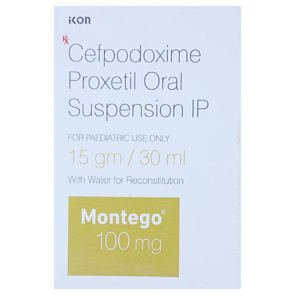 MONTEGO 100mg Dry syrup 30ml : Price, Uses, Side Effects | Netmeds